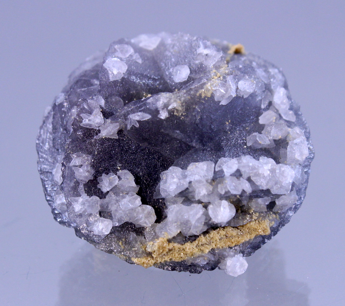 Calcite with Boulangerite inclusions - GeoKrazy Minerals