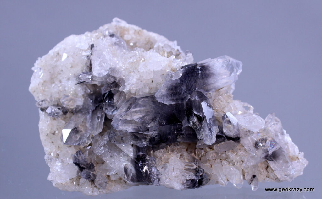 Quartz included by Brookite and Rutile - GeoKrazy Minerals